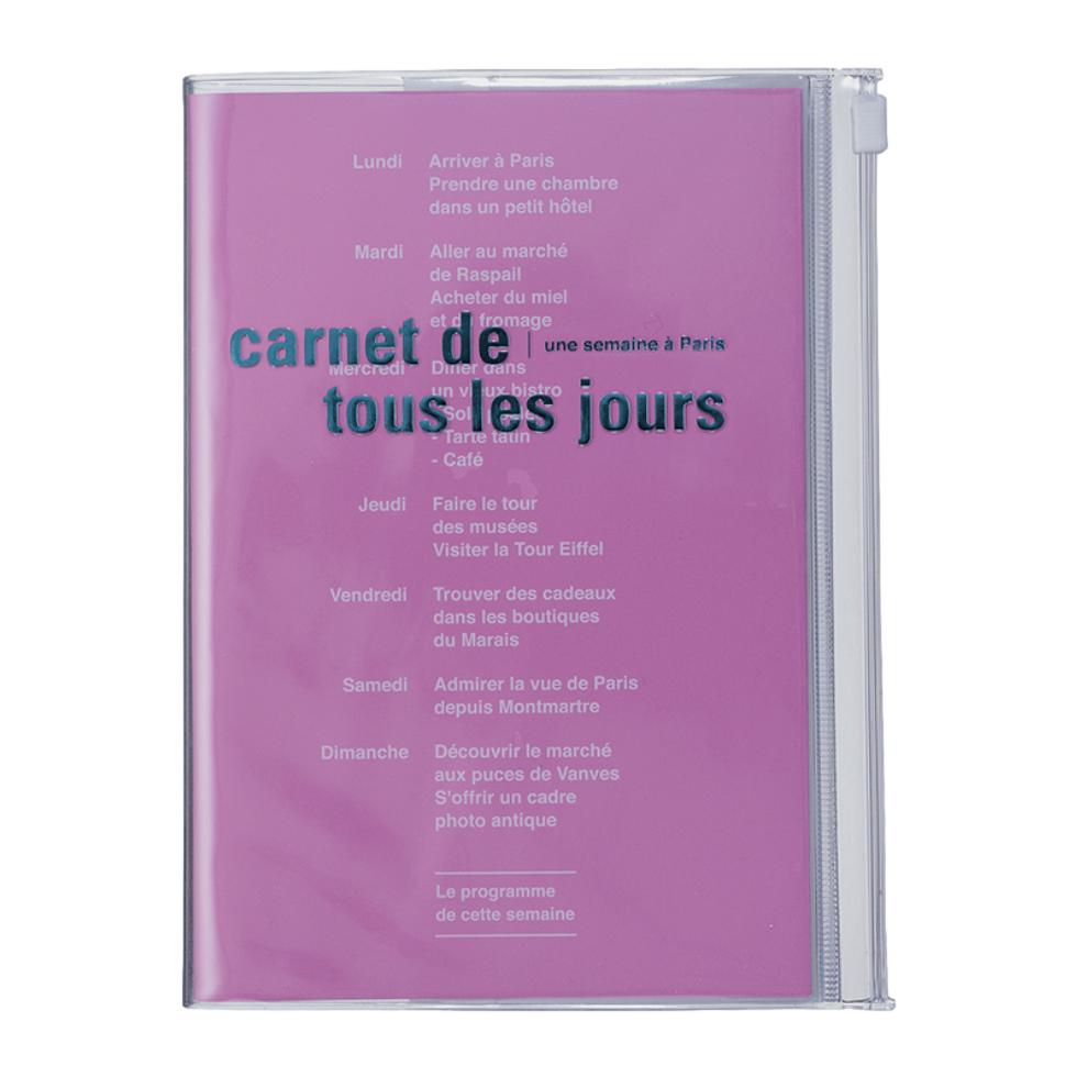 Mark's – Carnet de Tous les Jours Vivid Pink – Dot Mesh + Plain Notebo – Notable-Notebooks.com