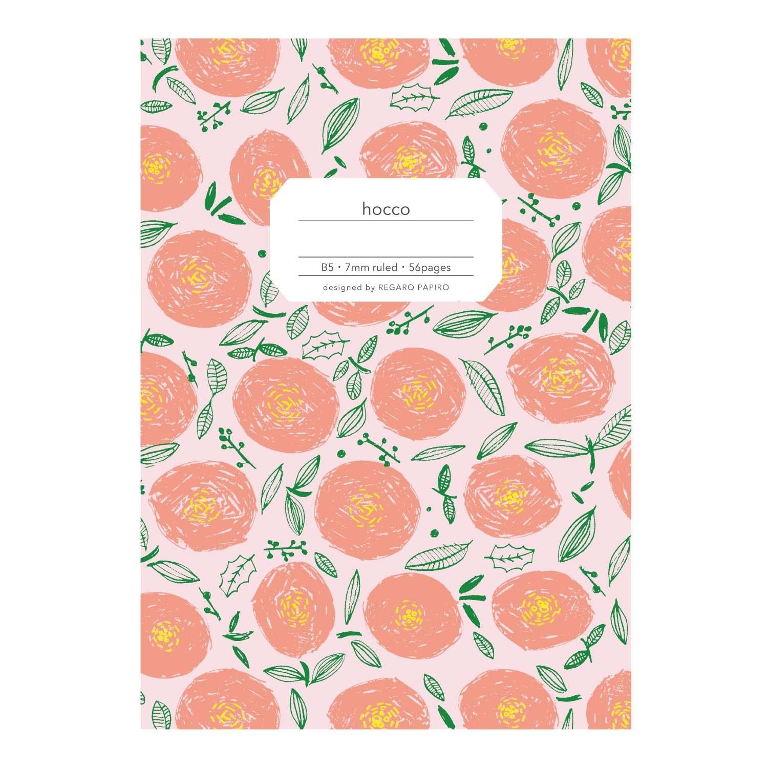 Apica - hocco Semi-B5 Round flower - Libreta Rayada B5 (25,2 x 17,9 cm ...
