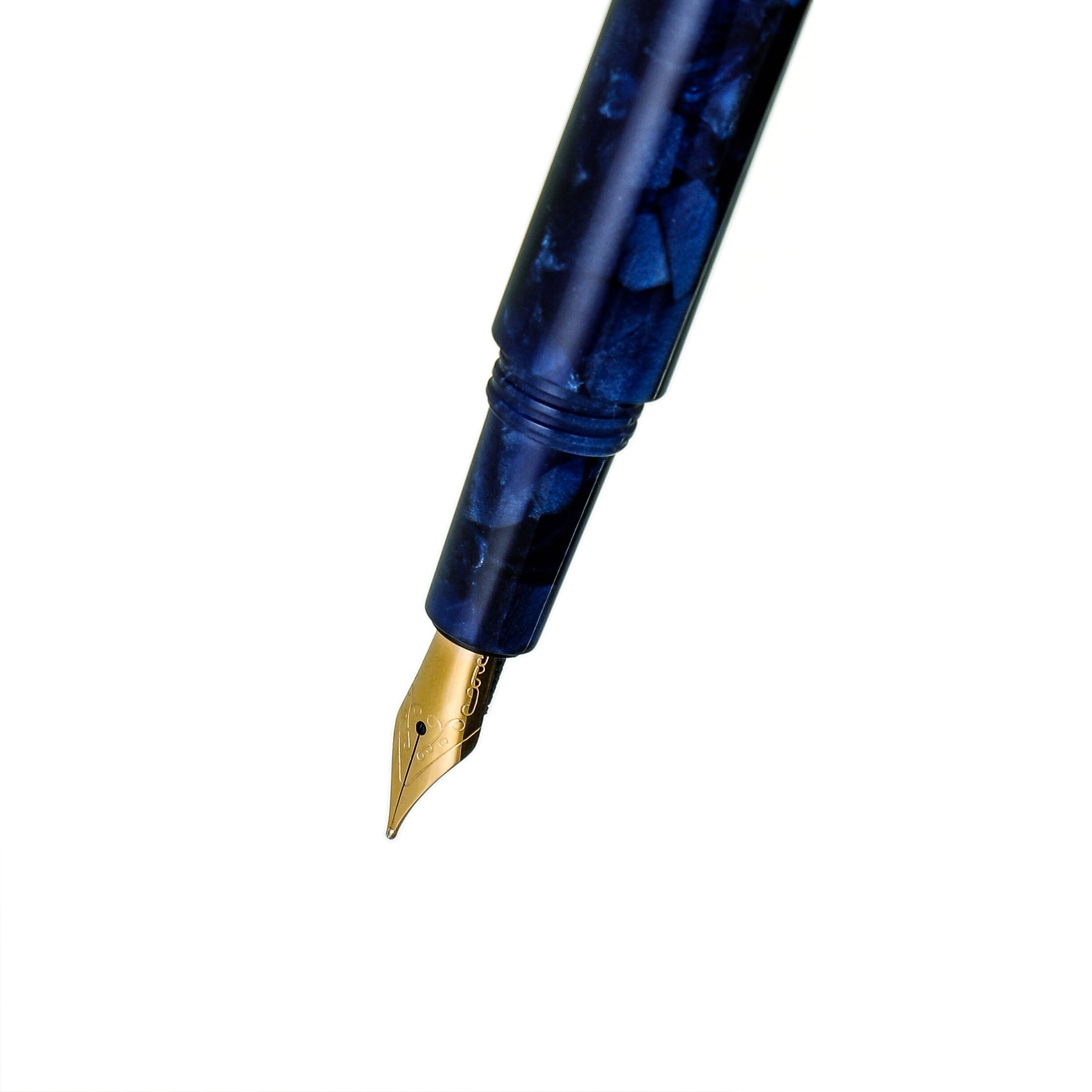 Hightide - Attaché Marbled Fountain Pen - Pen F (10.3 cm Hightide - Attaché Marbled Fountain Pen - Pen F (10.3 cm