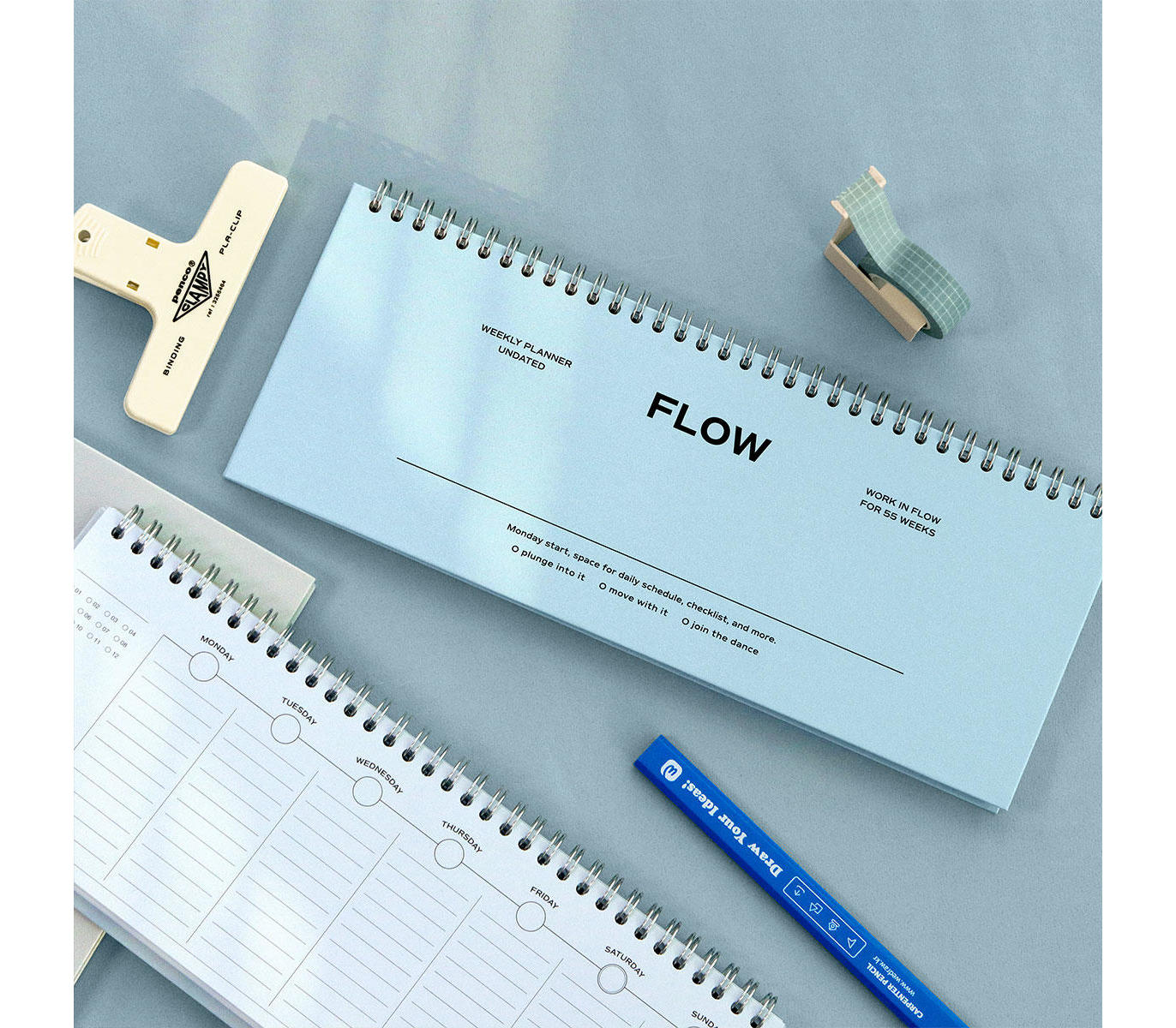 Iconic - Flow Weekly Planner – Weekly Planner (30 x 11.5 cm) – Notable ...