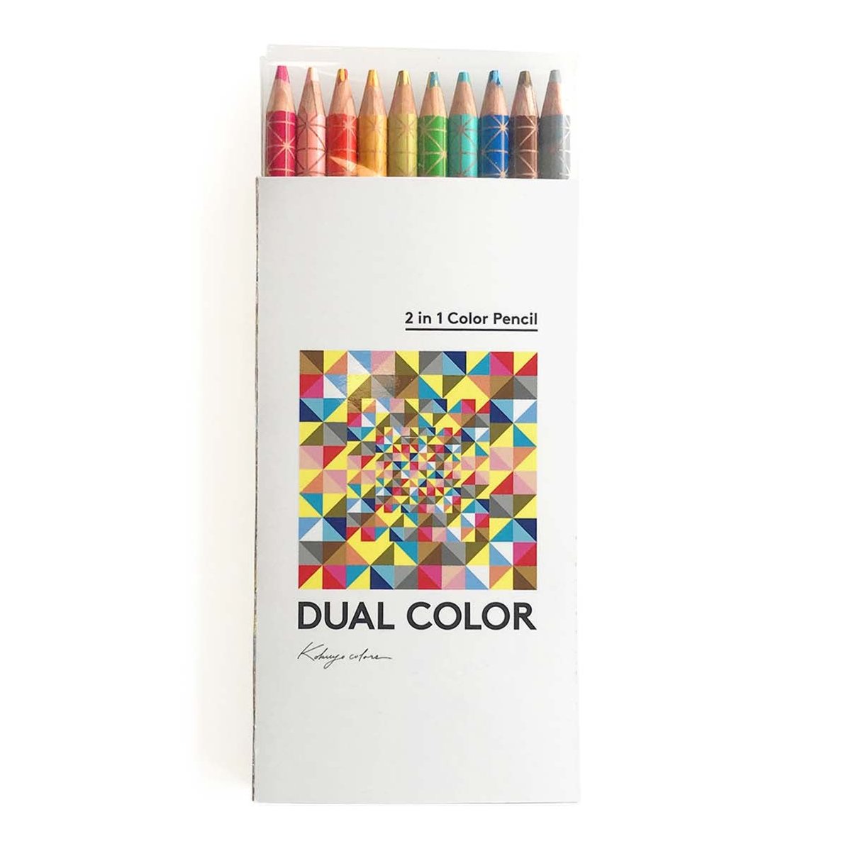 Kokuyo – Dual Pencil colors – Set de 10 lápices de doble color ...