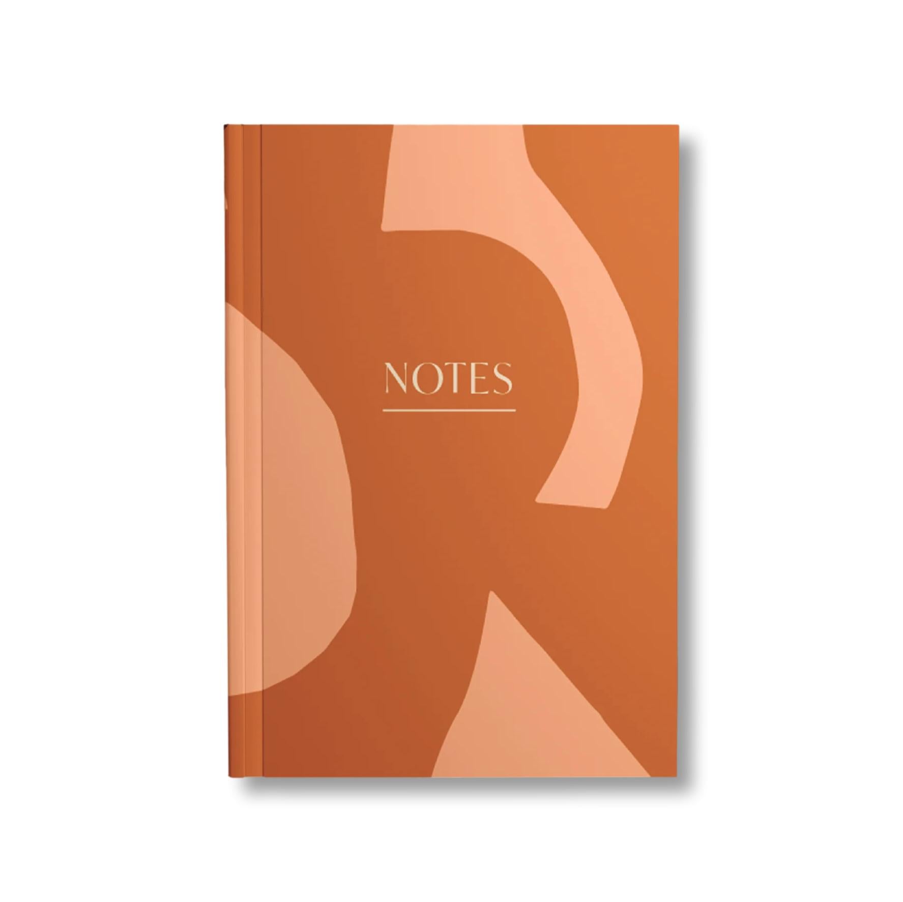 Once Upon A Tuesday – Lay Flat Notebook Earthy Paper Shapes – A5 Ruled ...