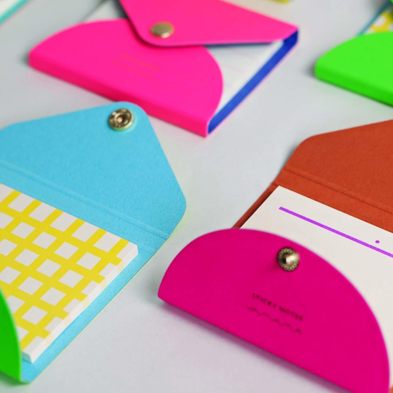 Yamama – Color Sticky Notes – Set de post it de colores vivos (9 x 7cm ...