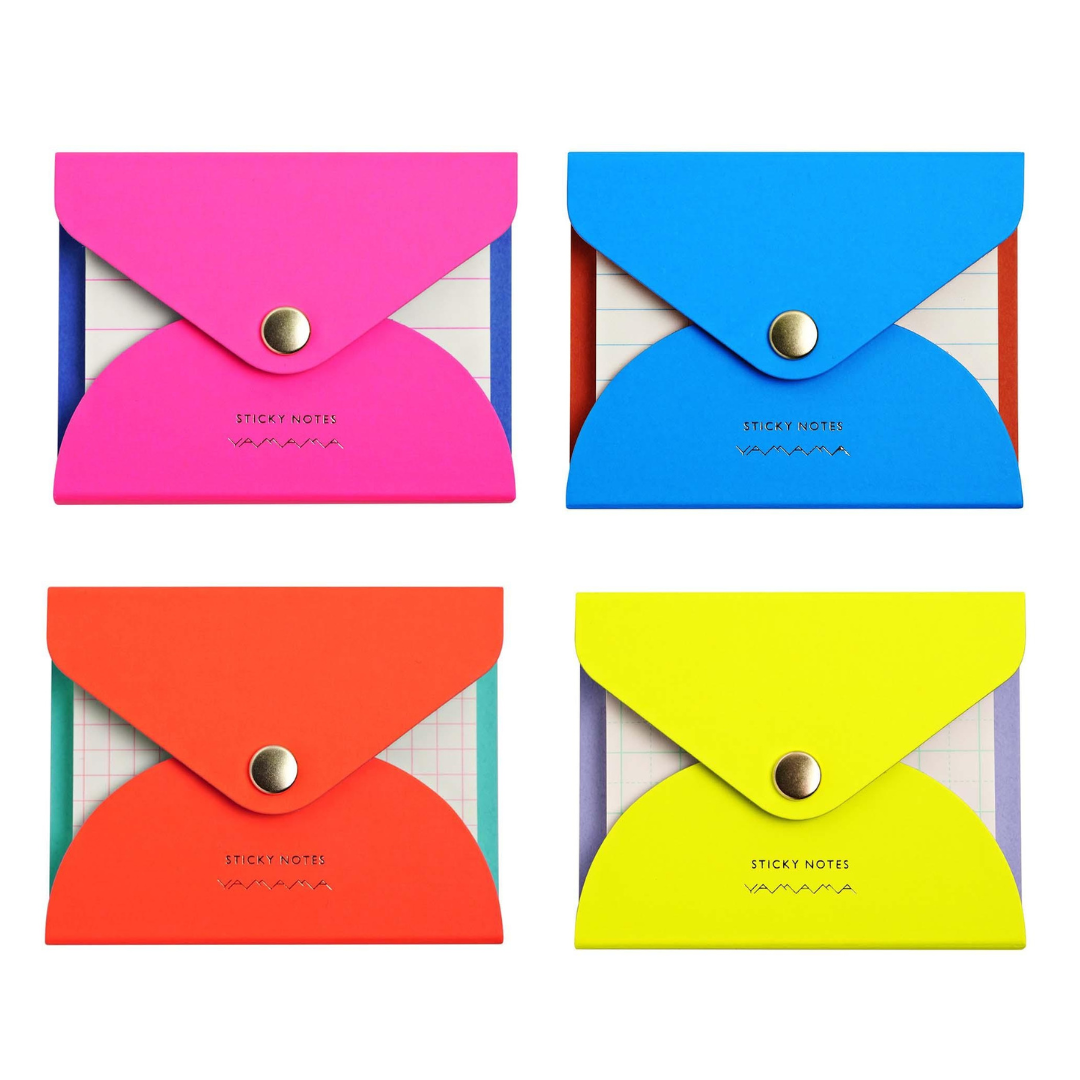 Yamama – Color Sticky Notes – Set de post it de colores vivos (9 x 7cm ...