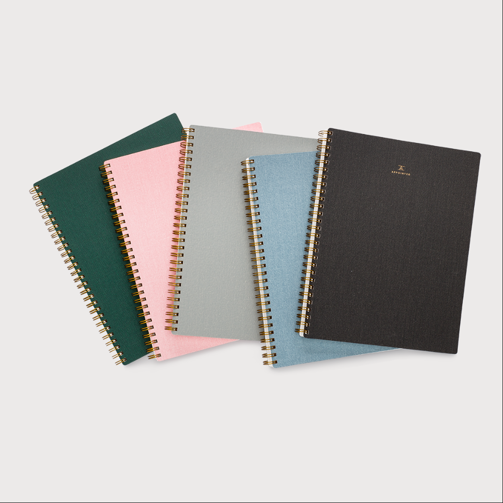 Appointed - Notebook Dove Gray - Grid or Lined Gray Notebook B5 (19 x ...