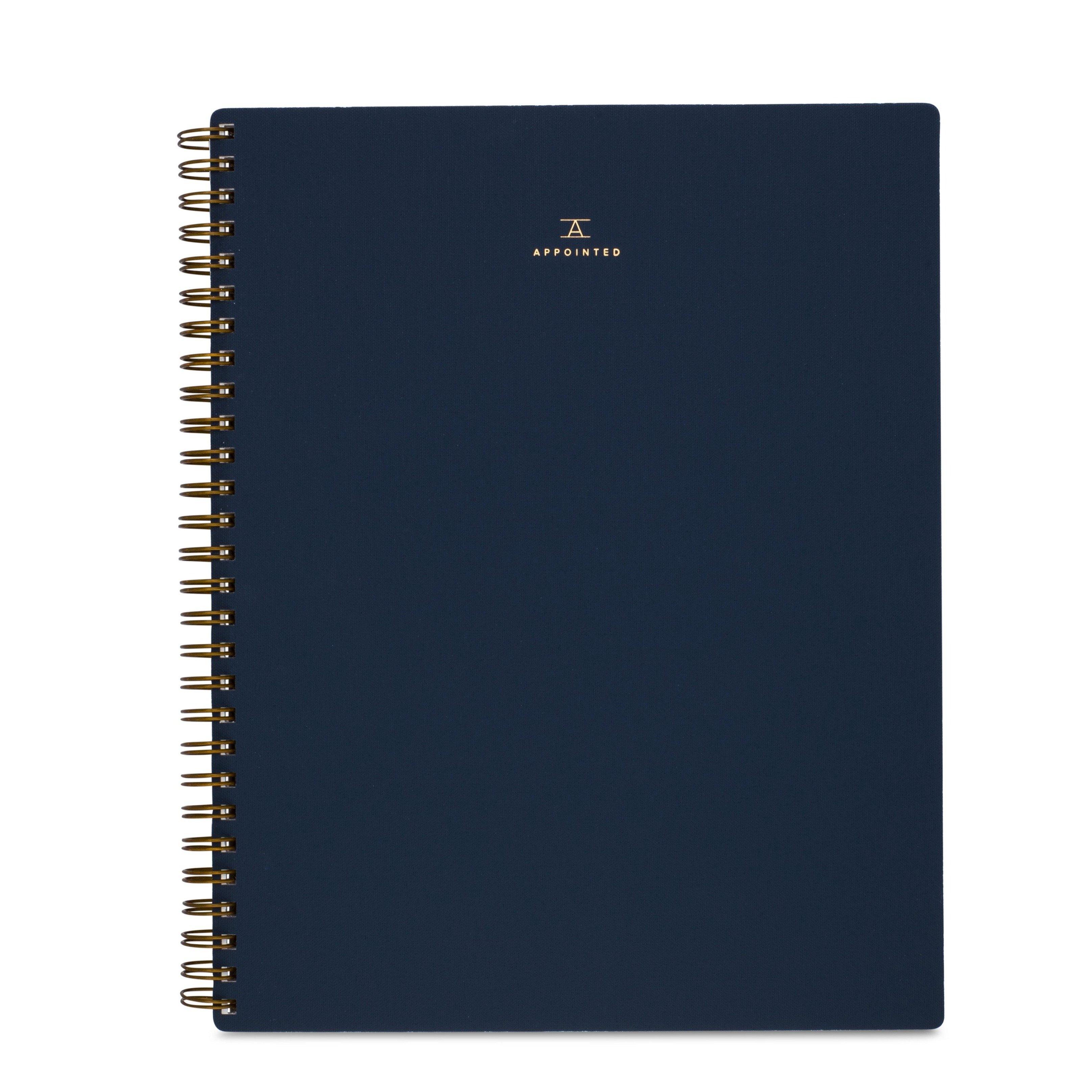 Appointed - Notebook Oxford Blue - Blue Squared Notebook, Ruled B5 (19 ...