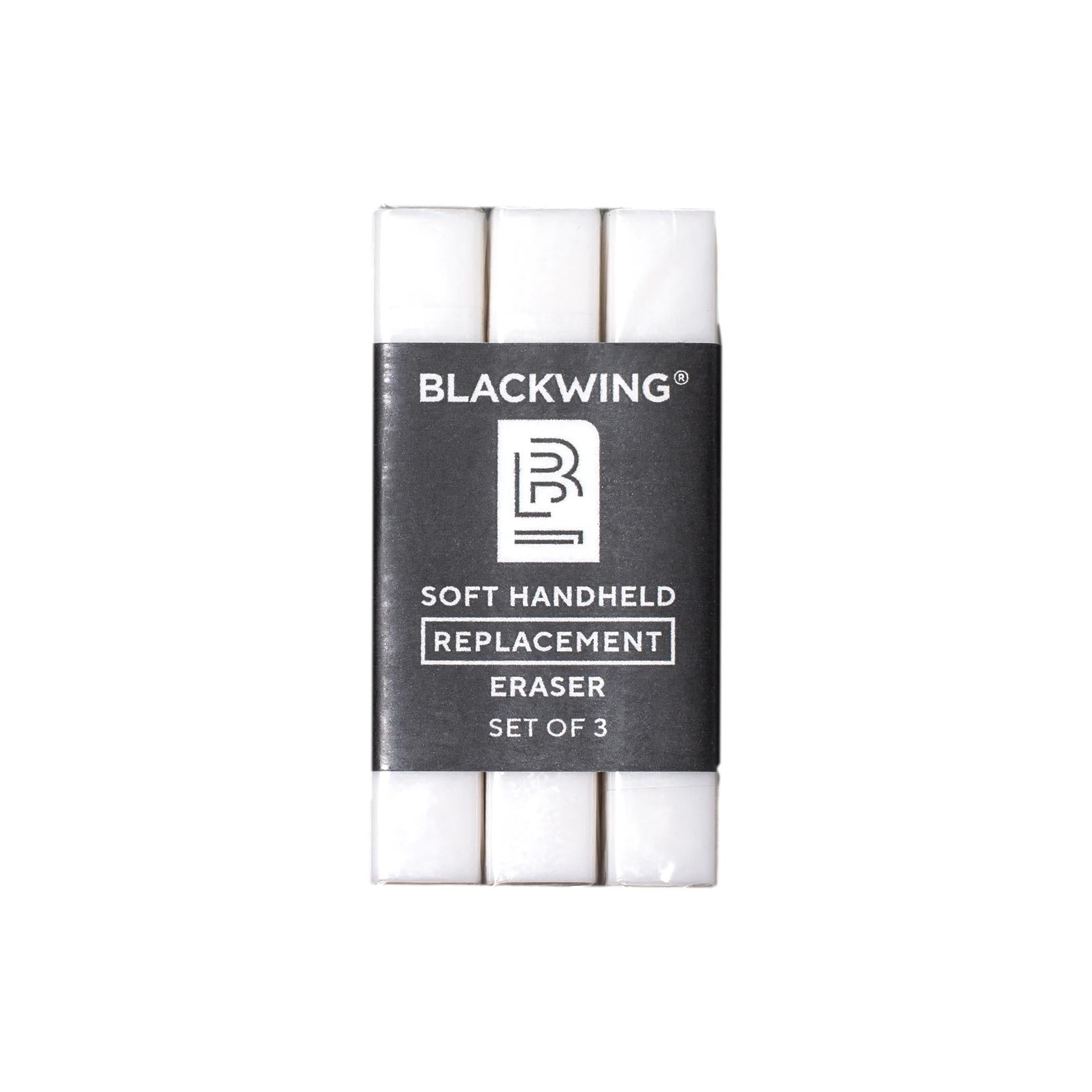 Blackwing - Soft Handheld Eraser Replacements - Pack of 3 erasers for ...