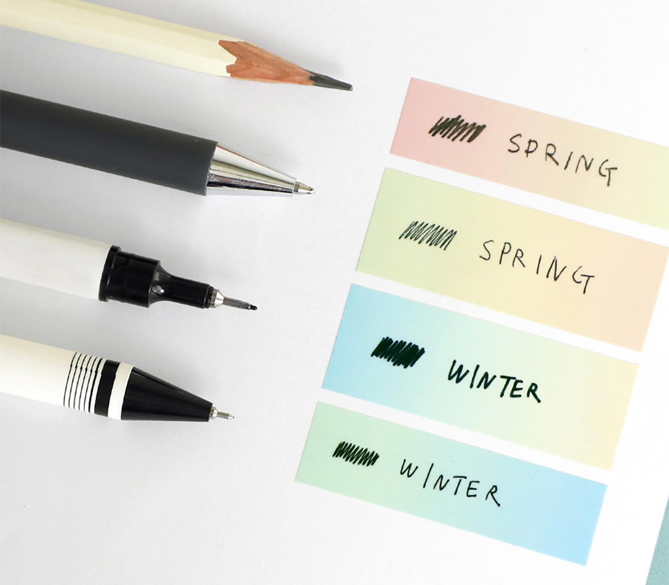 Iconic – Index Short Highlighter – Marker Sticky Note Set (14.3 x 6 cm ...
