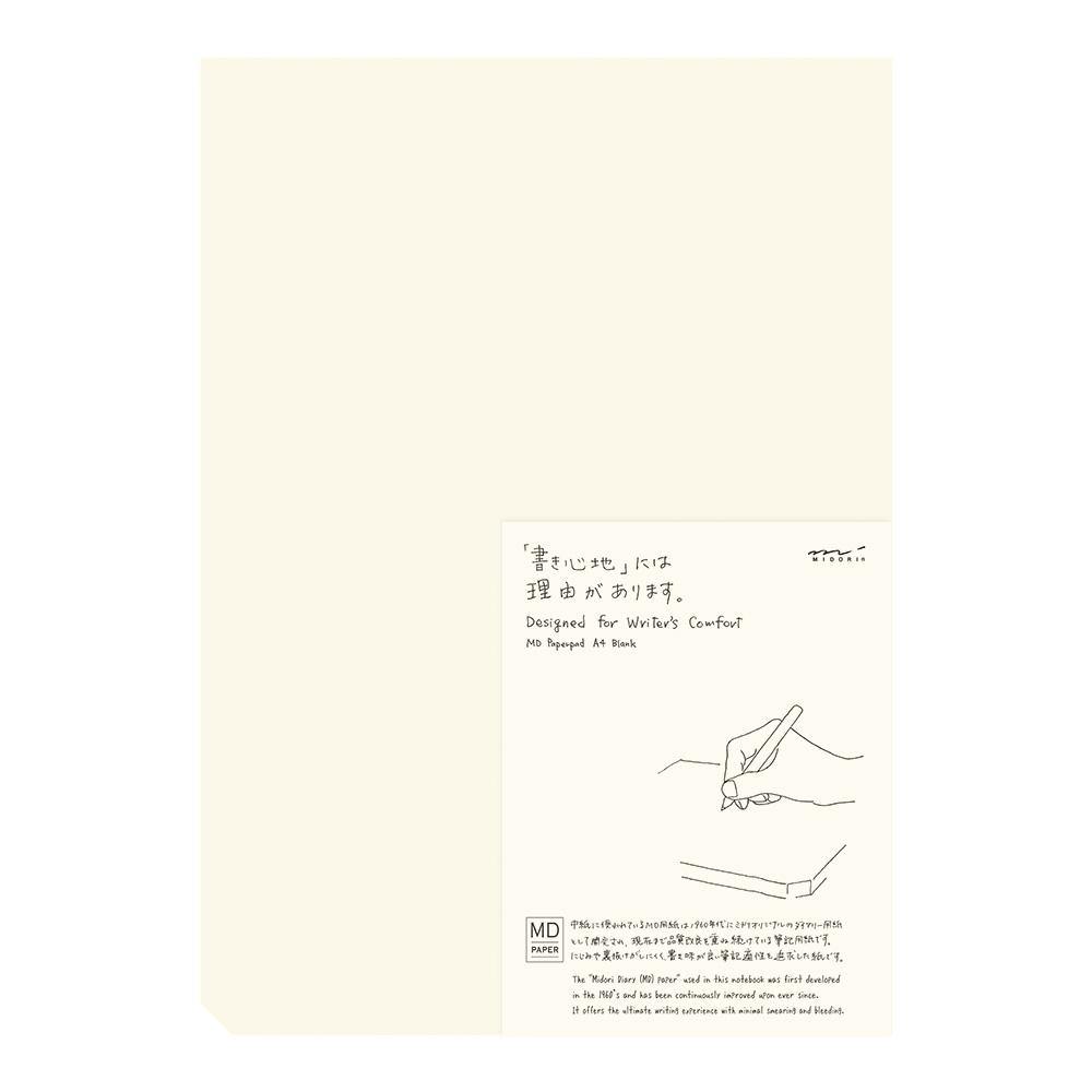 Midori MD Paper – MD Paper Pad – Bloc de Notas Liso A4 (21 x 29,7 cm ...