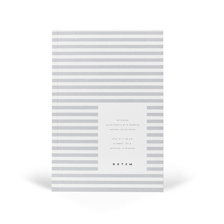 Notem Studio – Vita – Gray Lined Notebook B6 (12.7 x 18.5cm) – Notable ...