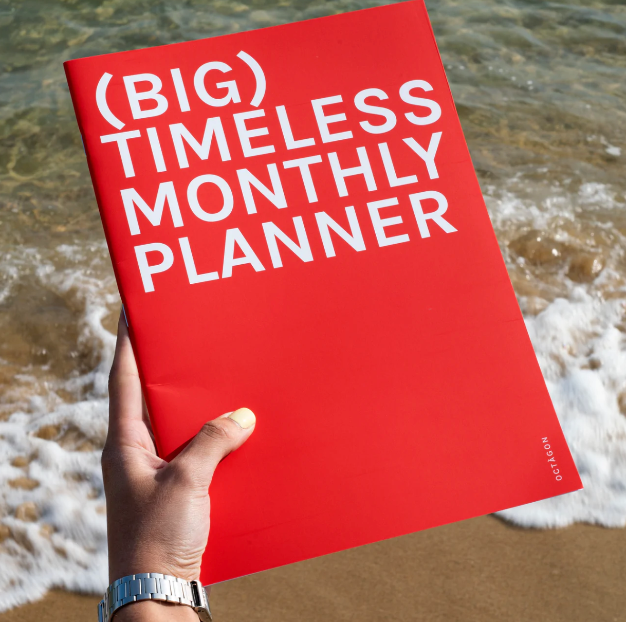 Octagon Design – Big Monthly planer - Planificador mensual A4 Rojo (21 ...