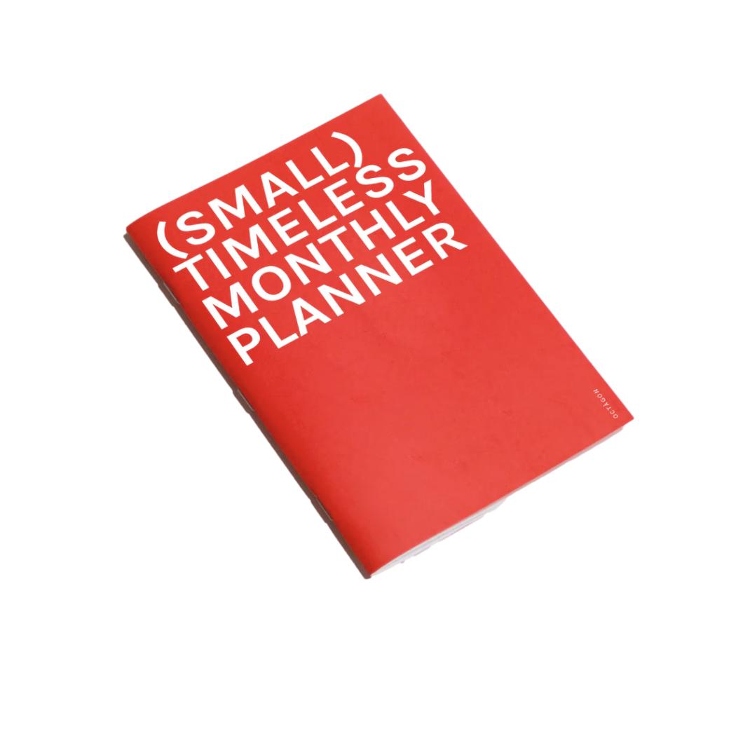 Octagon Design – Small Monthly Planner - Planificador mensual A5 Rojo ...