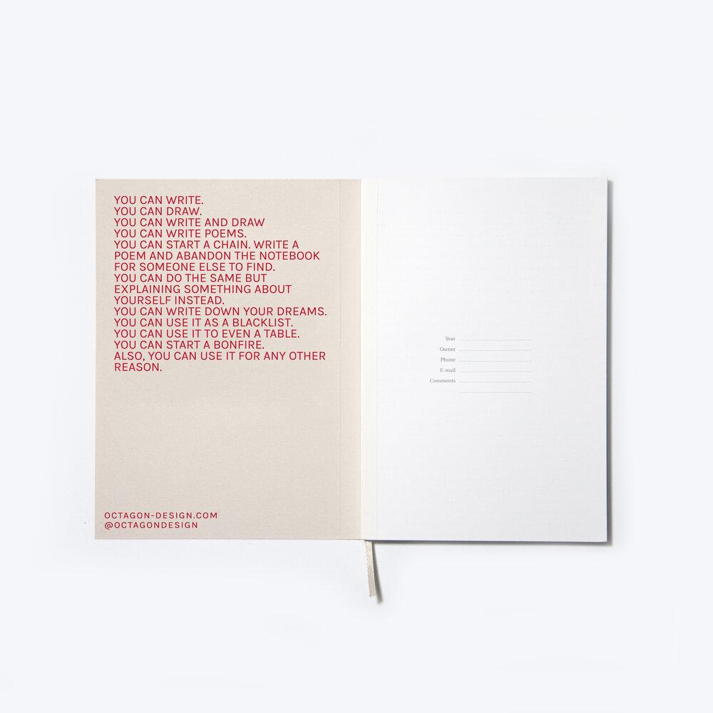 Octagon Design – Drama Notebook - A5 Dot Mesh Notebook (13.5 x 20 cm ...