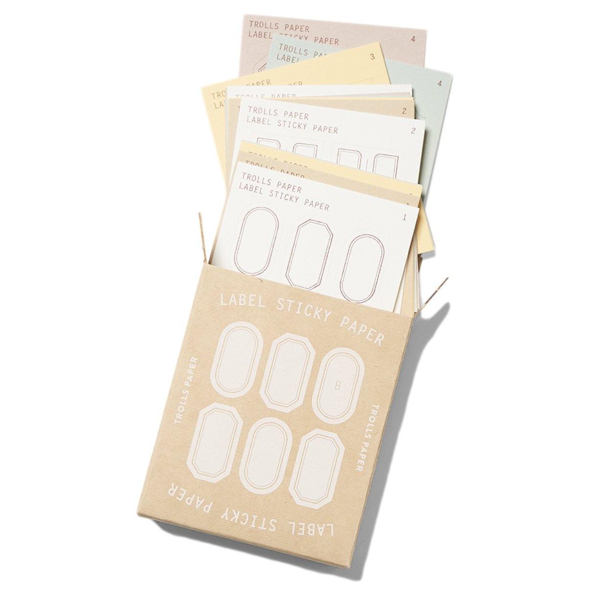 Trolls Paper – Sticky Label Paper B Type – Box of 20 Adhesive Labels ...