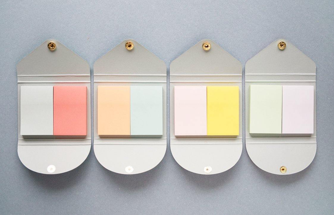 Yamama – Color Sticky Notes – Set de post it de colores pastel (9 x 7c ...